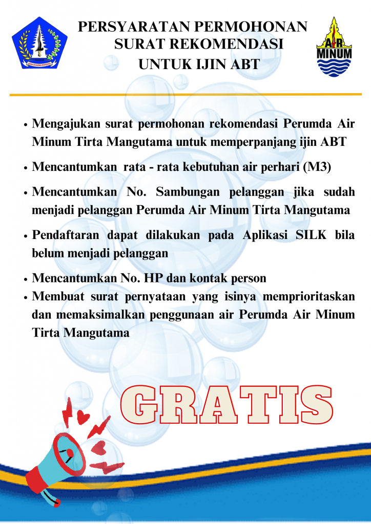 Persyaratan Permohonan Surat Rekomendasi Untuk Izin ABT ...